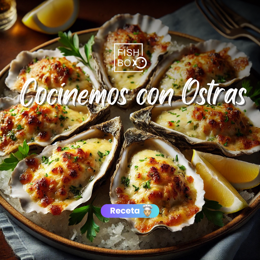 Receta de Ostras a la Parmesana con FishBox